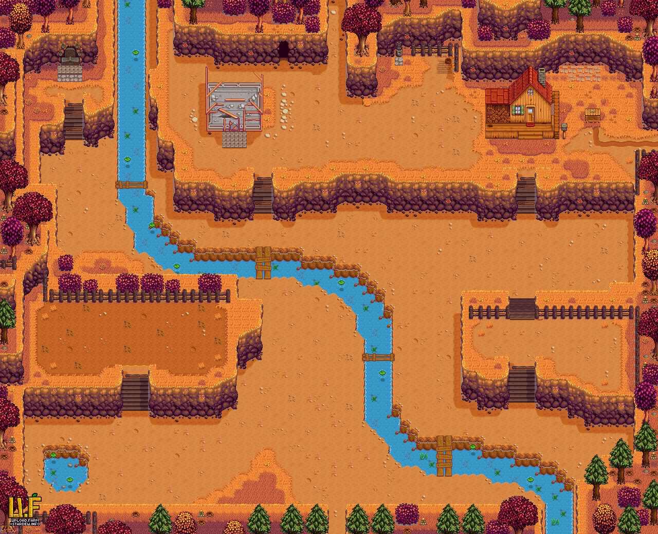 Farm plan render - upload.farm Stardew Valley Summary Generator