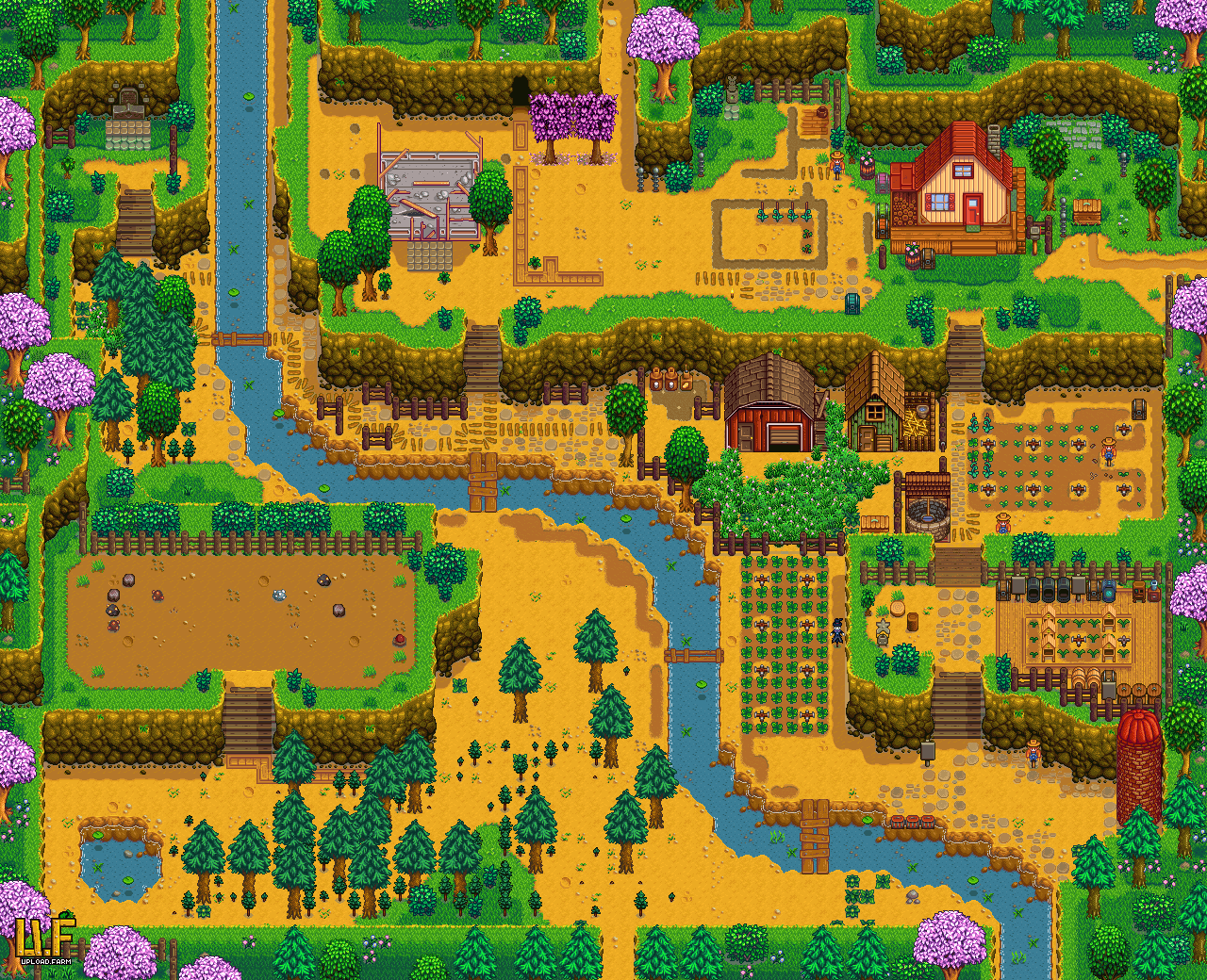 LA on max Farm - upload.farm Stardew Valley Summary Generator