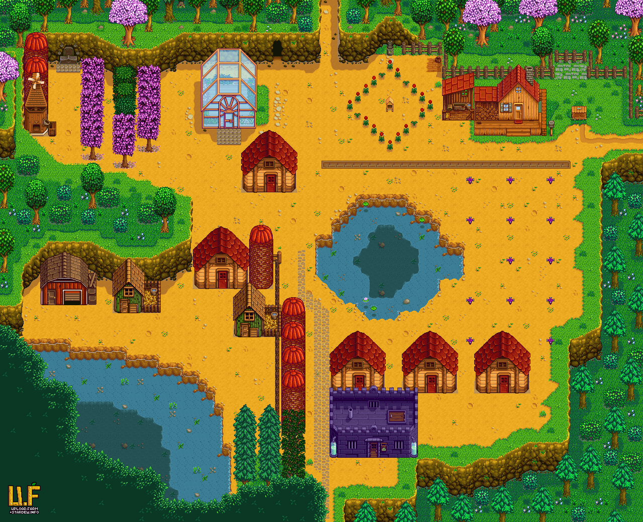 Farm plan render - upload.farm Stardew Valley Summary Generator