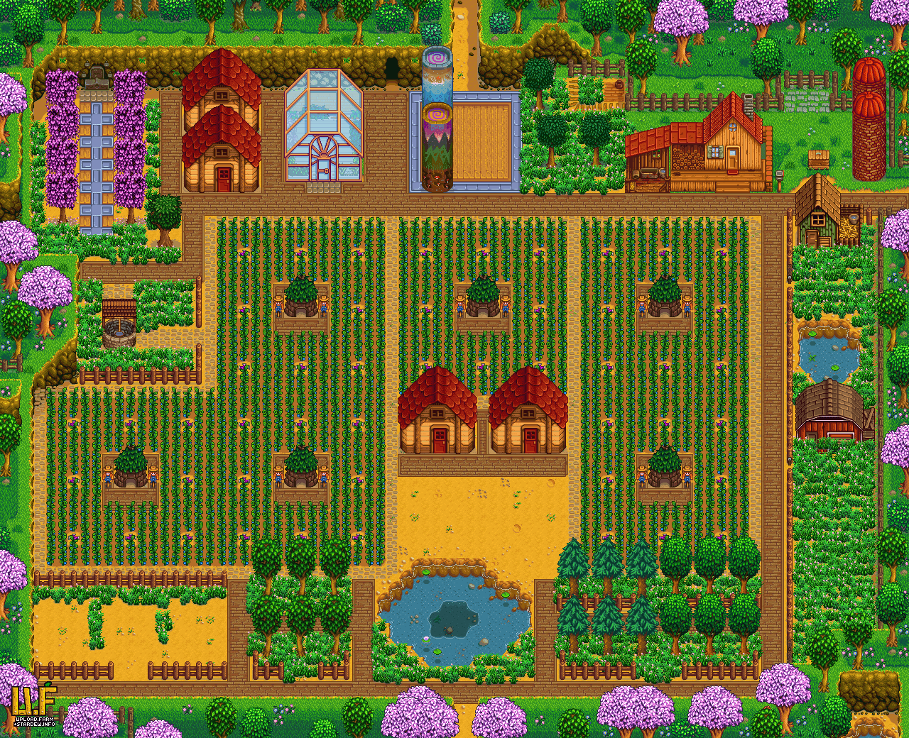 Farm plan render - upload.farm Stardew Valley Summary Generator